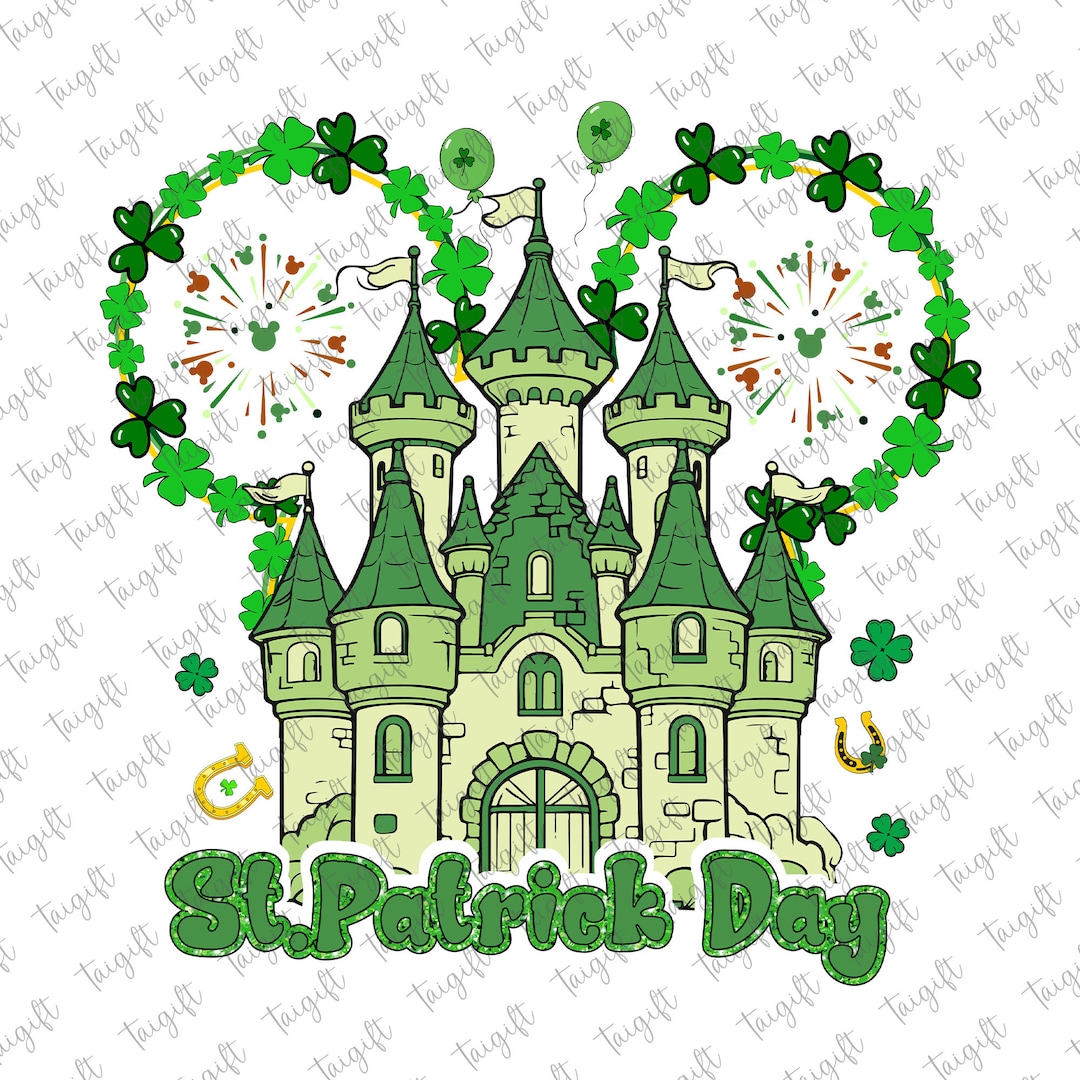 Happy St Patrick's Day Png, Mouse and Friend, Mouse Castle St Patrick's ...