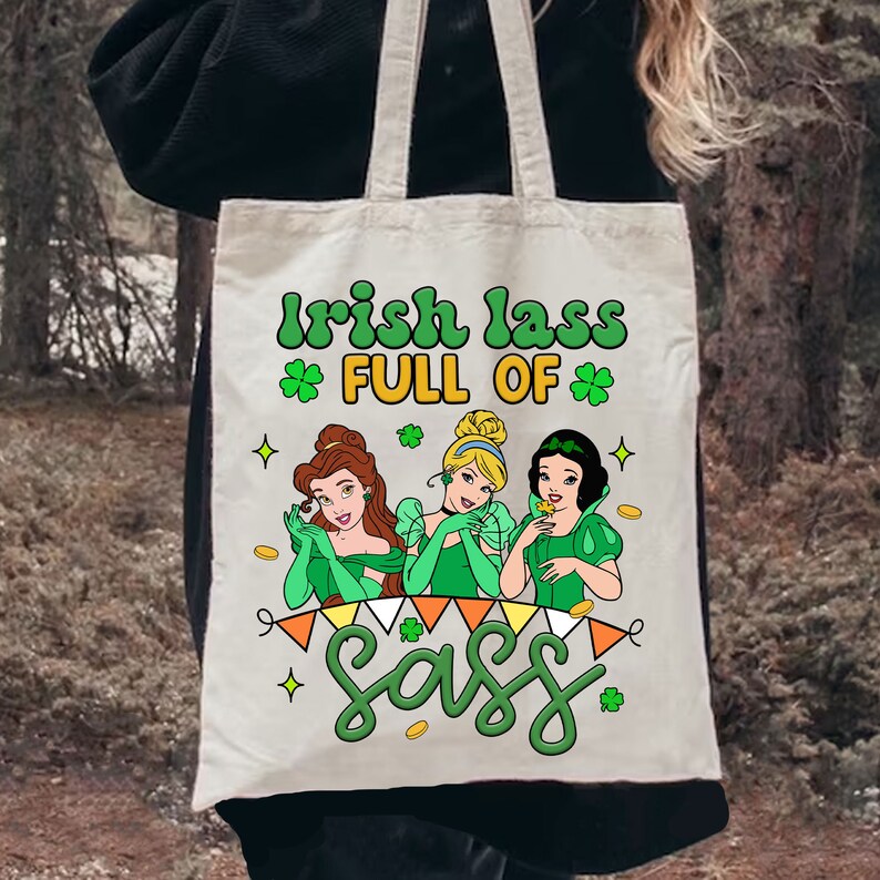 Irish Iass Full of Sass Png, Princess St Patricks Day Png, Irish ...