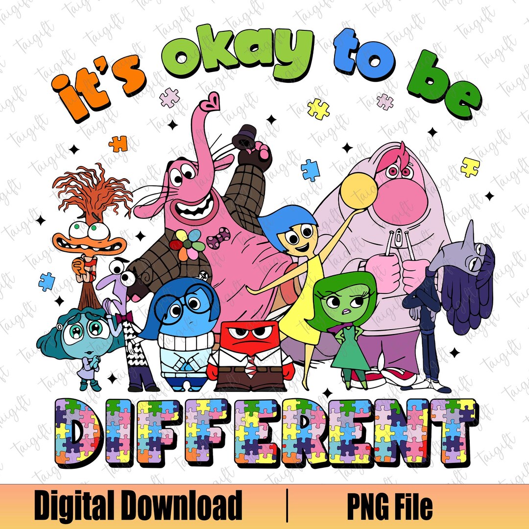 It's Okay to Be Different Png, Emotion Cartoon Png, Autism Awareness ...
