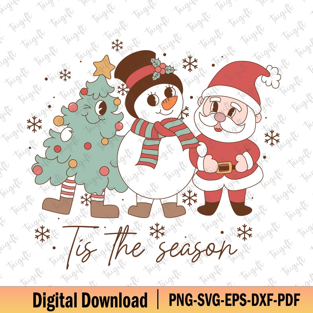 Christmas Season Svg, Tis the Season Svg, Funny Christmas Svg, Santa ...
