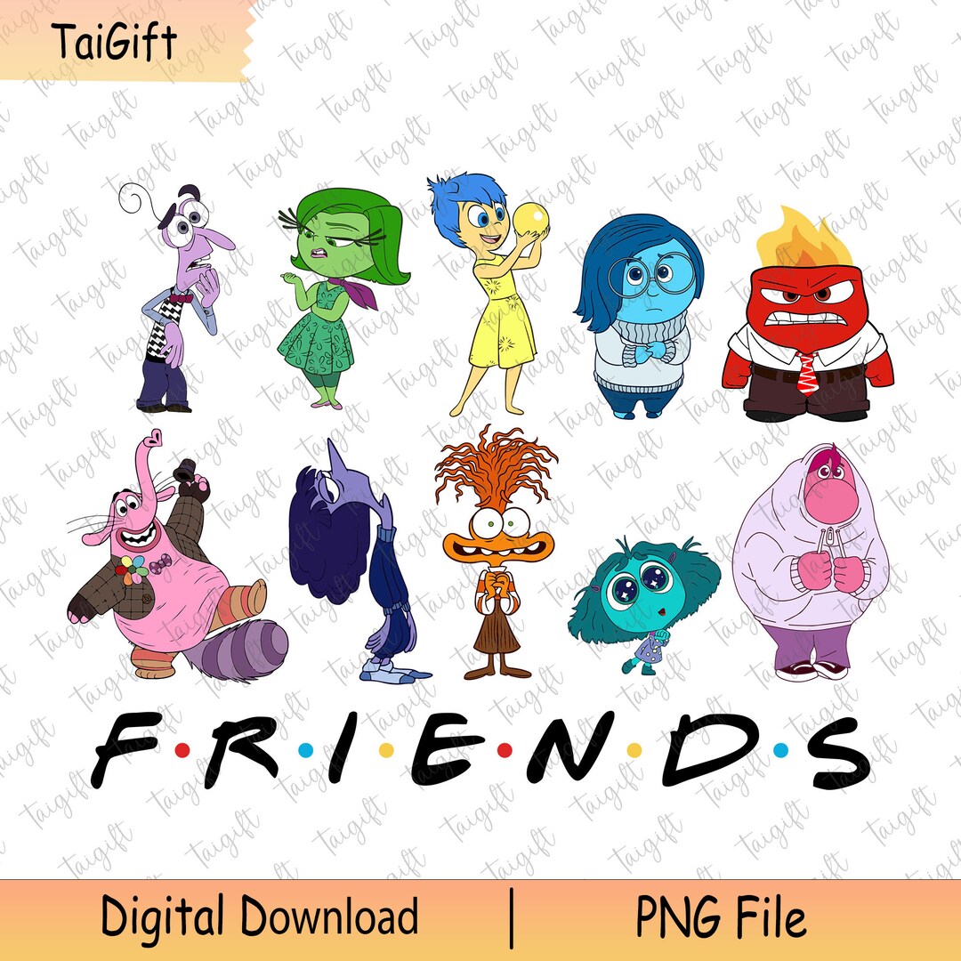 Emotion Friends Png, Inside Out Friends Png, Friendship Png, Friend ...