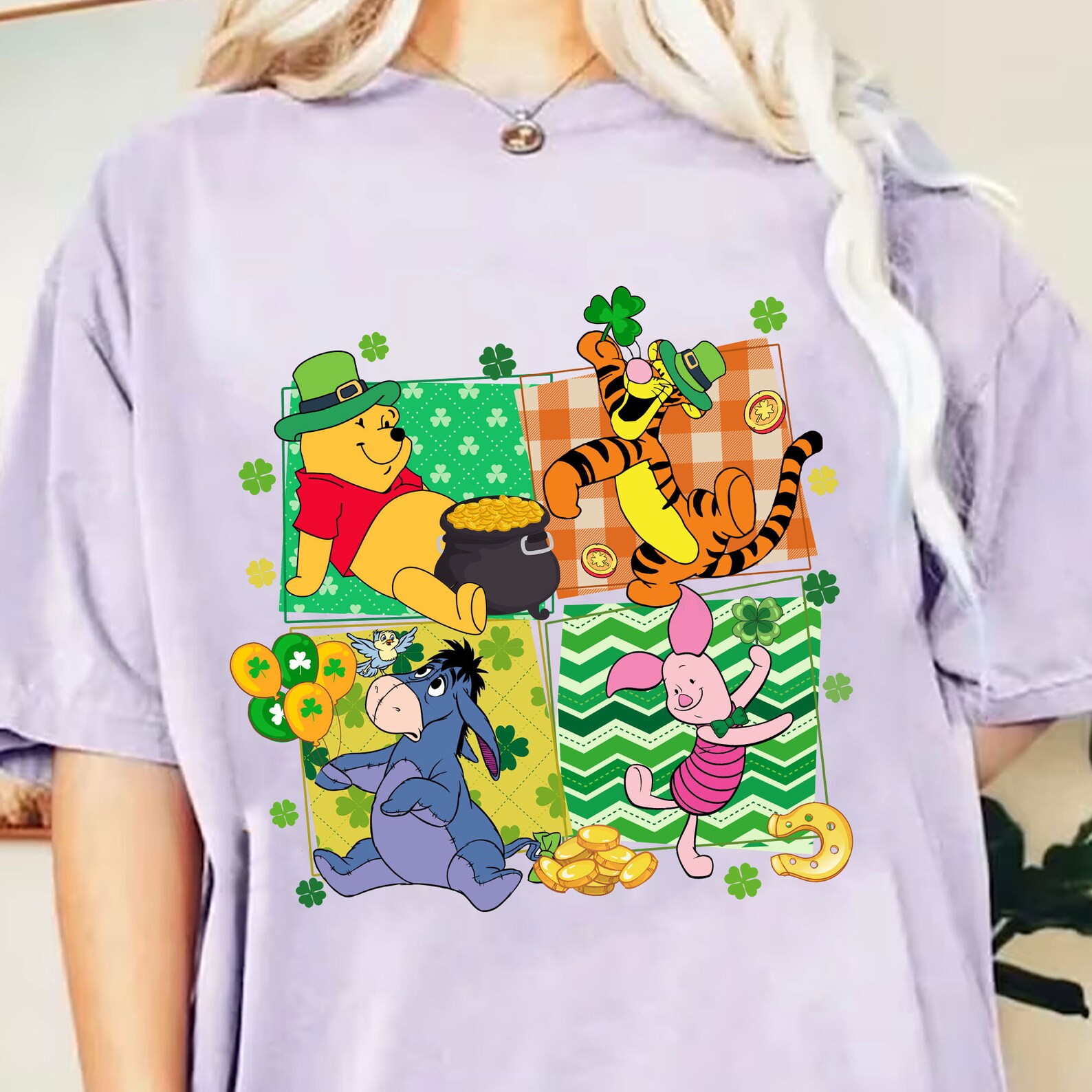 Happy St Patrick's Day Png, Winnie the Pooh St Patrick's Day, Feeling ...