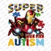 Super Hero Autism Png, Autism Puzzle Piece Png, Superhero Autism ...