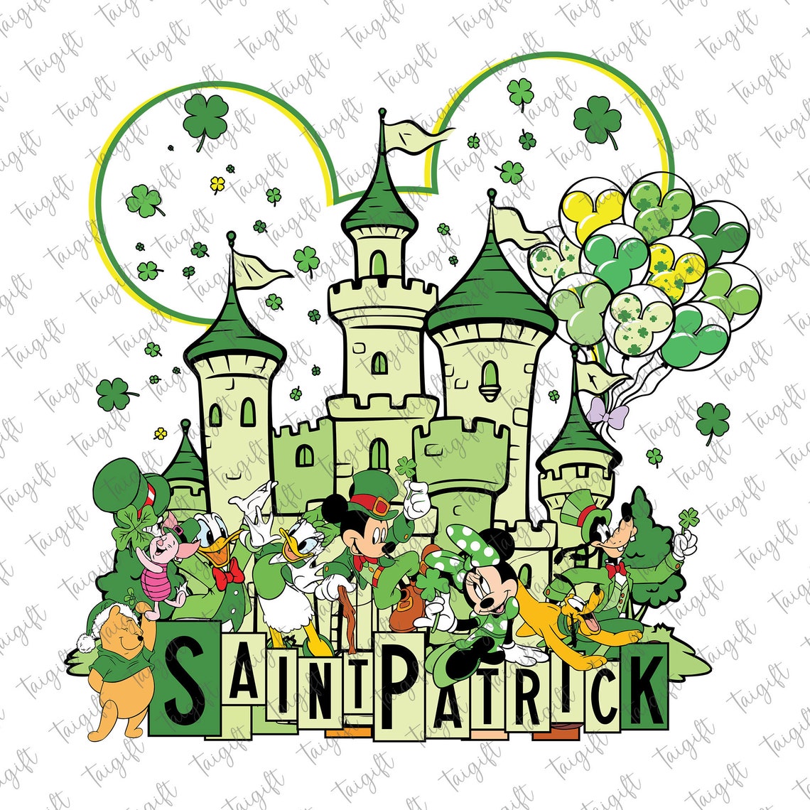 Happy St Patrick's Day Png, Mouse and Friend, Mouse St Patrick's Day ...