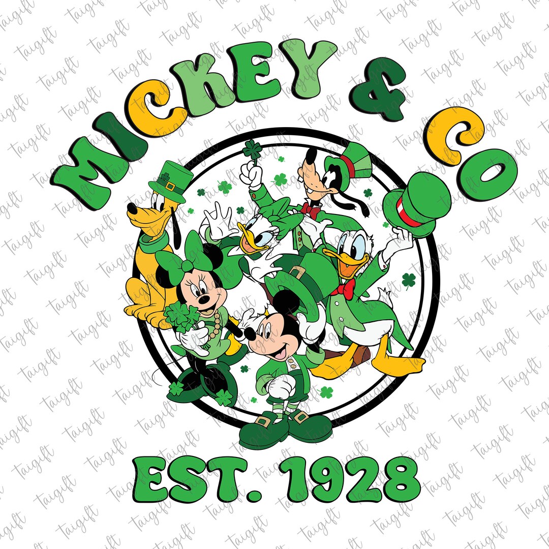 Happy St Patrick's Day Png, Mouse and Friend, Mouse St Patrick's Day ...