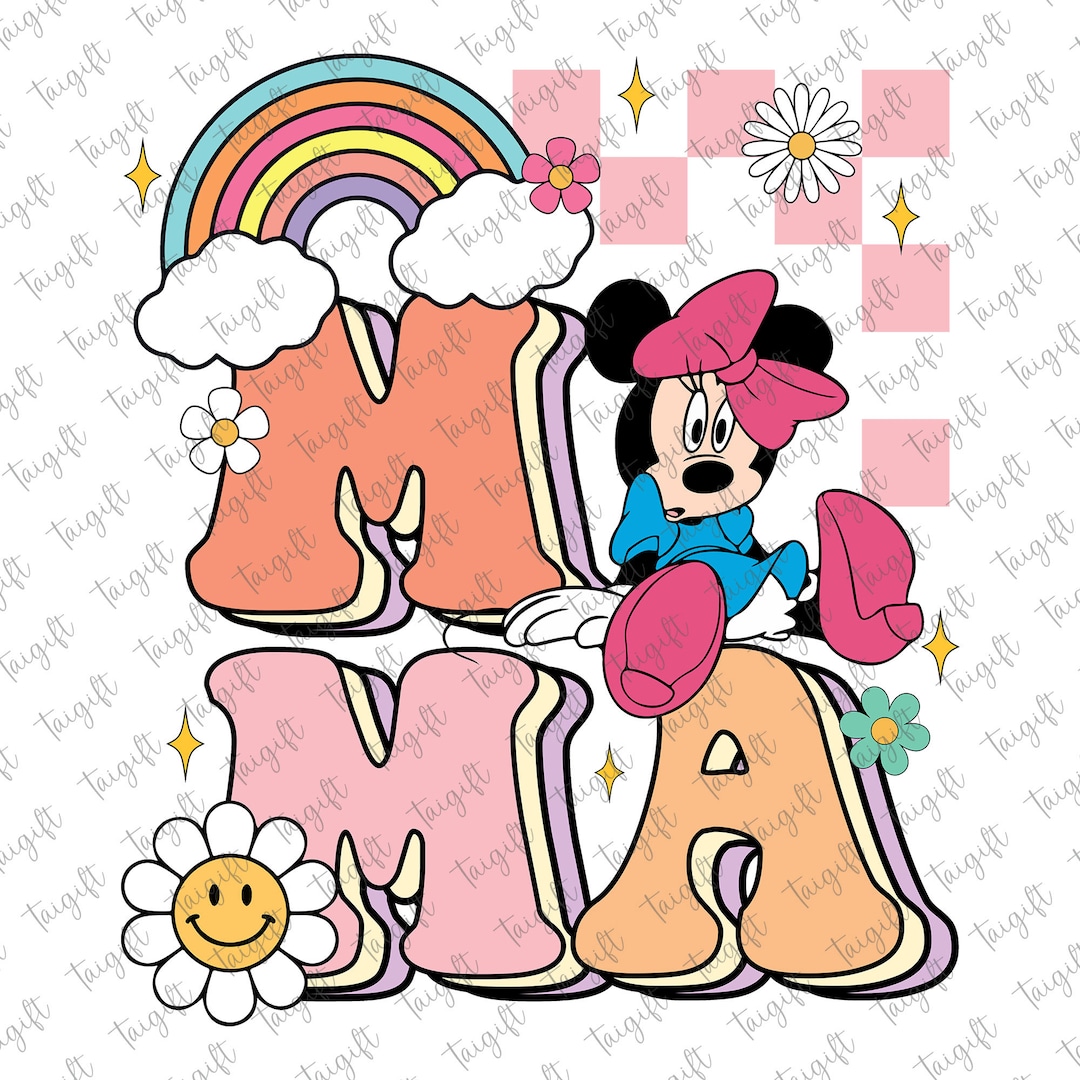 Mama Mouse Png, Mother's Day Png, Mouse and Friends Png, Retro ...