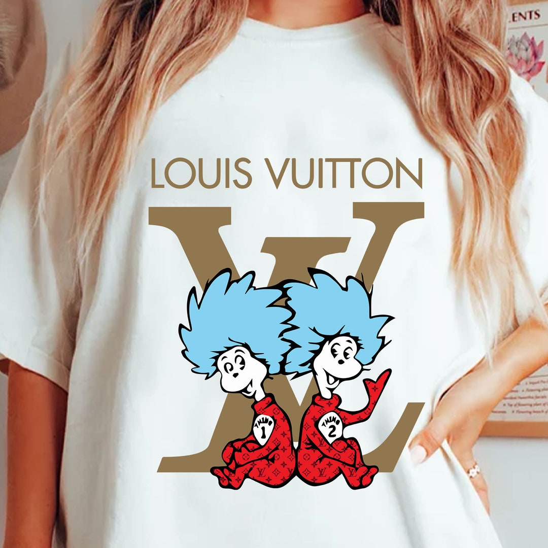 Louis Vuitton Thing 1 Thing 2 Png, Cat in the Hat Png, Dr. Seuss Day ...