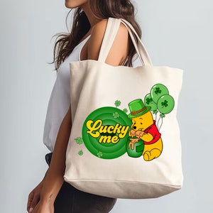 Lucky Me Pooh Bear Png, Happy St Patrick's Day, Winnie the Pooh St ...