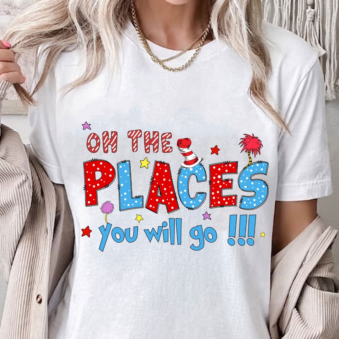 Oh the Places You Will Go Png, Dr. Seuss Png, Thing 1 Thing 2 Png, Cat ...