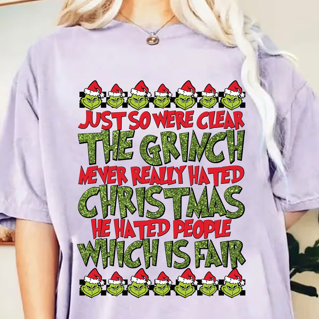 Merry Grinchmas Png, Funny Santa Png, Merry Christmas Png, Christmas ...