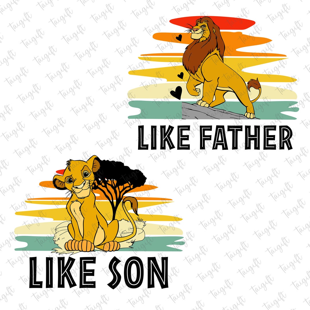 Like Father, Like Son Svg, Father's Day Svg, Father's Day Svg, Dad ...