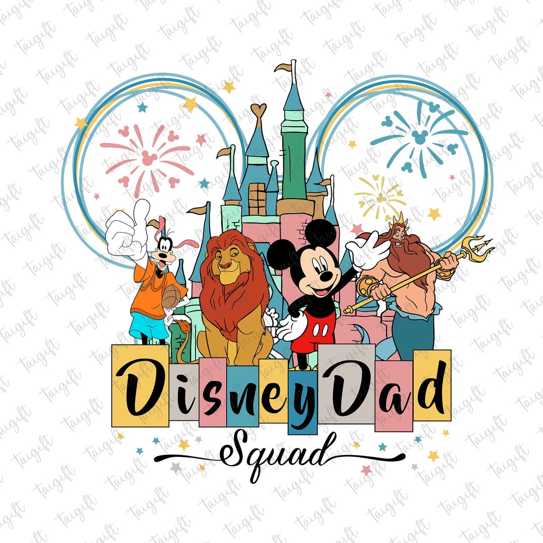 Dad Squad Svg, Father's Day Svg, Mouse and Friend Svg, Best Day Ever ...