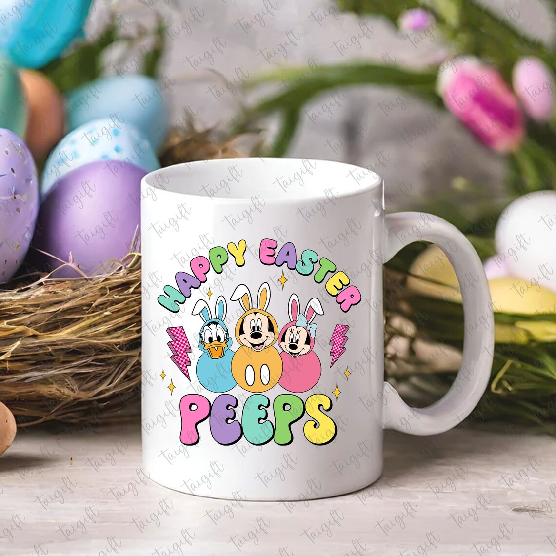 Happy Easter Peeps Png, Happy Easter Png, Mouse and Friend Easter Png ...