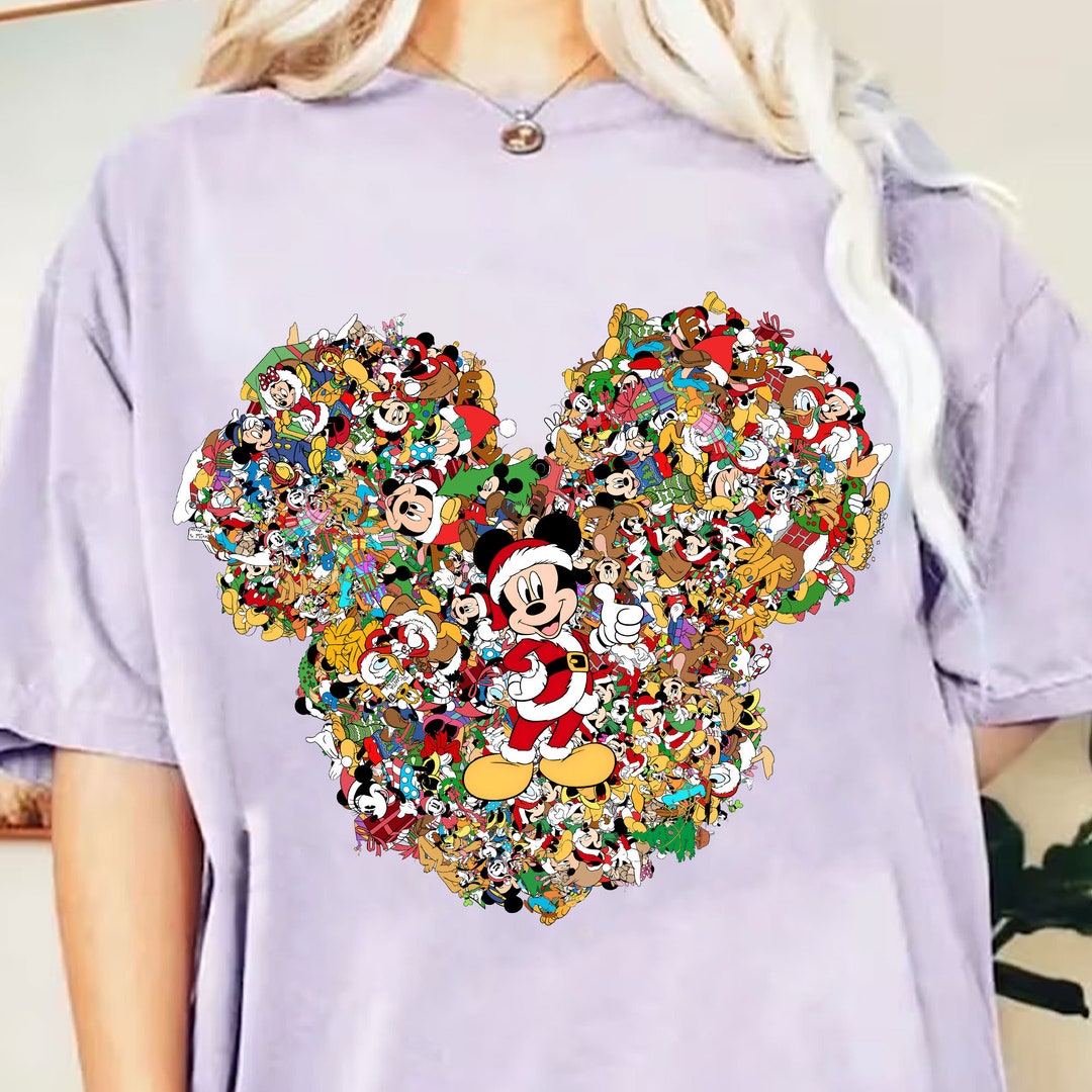 Christmas Mouse Png, Mouse and Friend Png, Funny Santa Png, Retro ...