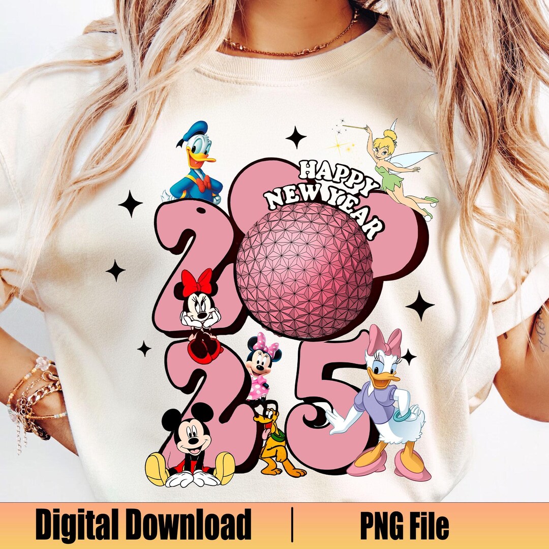 Happy New Year 2025 Png, Disco Ball New Year, Mouse New Year Png, Hello ...