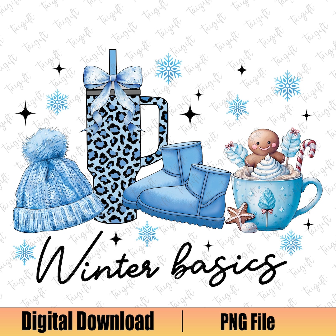 Winter Basics Png, Winter Snowman Png, Christmas Png, Hot Cocoa Png ...