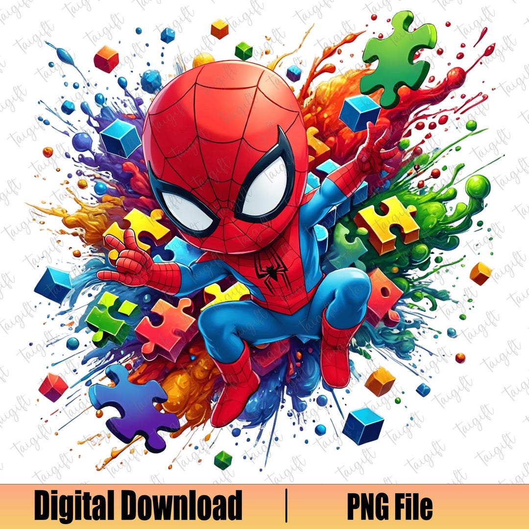 Superhero Autism Cartoon Png, Spider Autism Png, Autism Kid Png, Autism ...