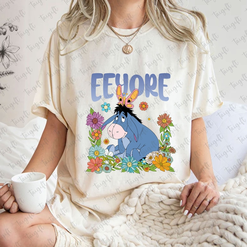 Floral Eeyore Png, Winnie the Pooh Png, Family Vacation Png, Bear and ...
