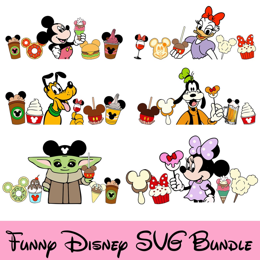 Drinks and Foods Svg, Family Trip Svg, Mouse and Friend Svg, Snacking ...