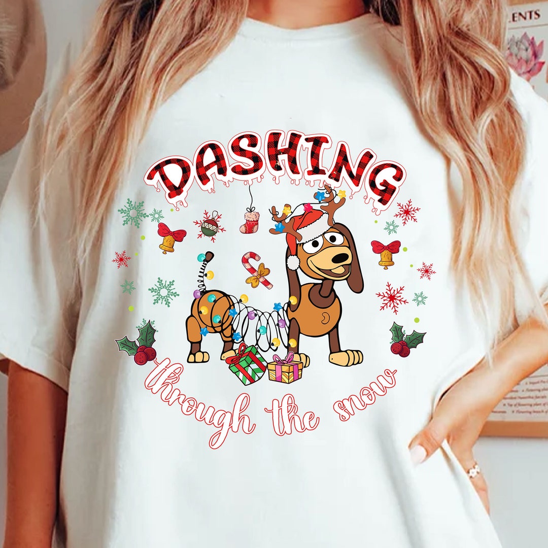Dashing Through the Snow Png, Christmas Dog Png, Toy Story Slinky Dog ...