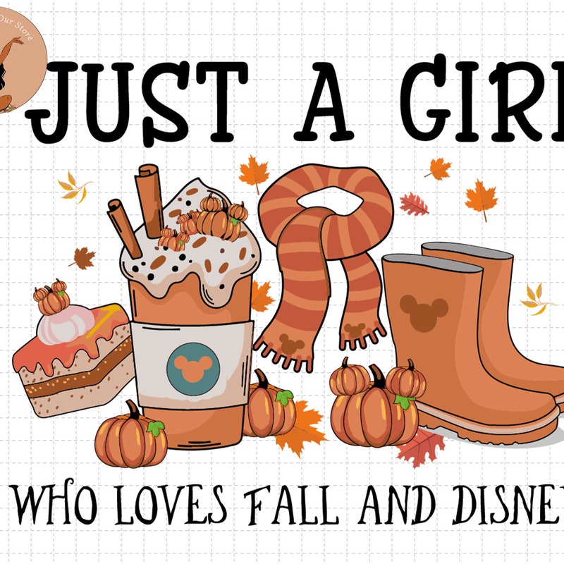 Girl Fall Svg - Etsy