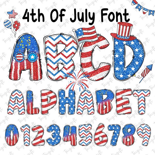 Patriotic Letters - Etsy