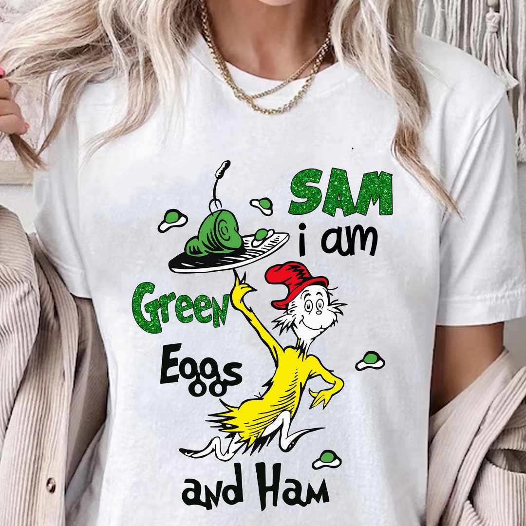 Sam I Am Green Eggs and Ham Png, Dr. Seuss Png, Cat in the Hat Png ...