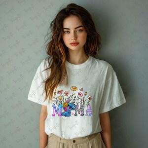 Character Mama Flower Png, Mother's Day Png, Retro Motherhood Png, Mom ...