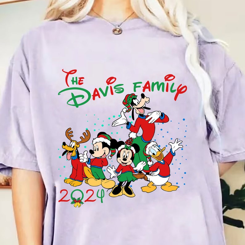 The Davis Family 2024 Png, Very Merry Christmas, Christmas Mouse and ...