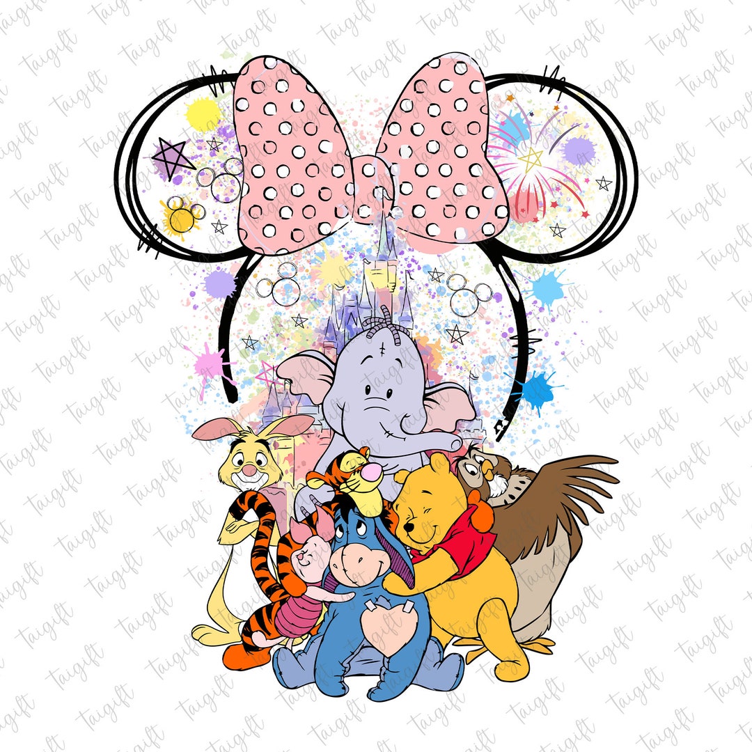 Winnie the Pooh Png, Family Vacation Png, Bear and Friends, Magical ...