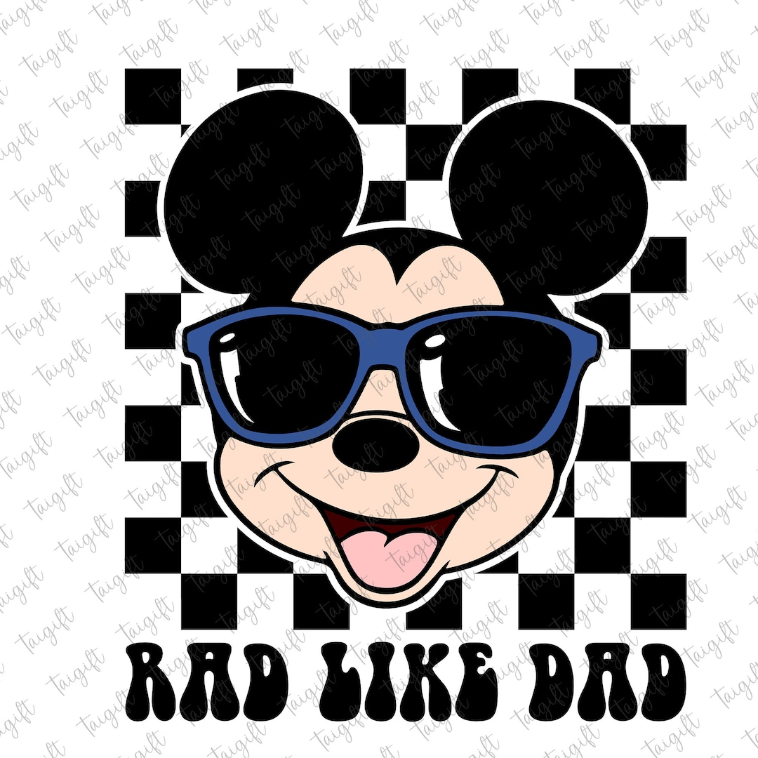 Mouse Dad Rad Like Dad Svg, Father's Day Svg, Vacay Mode Svg, Funny Dad ...