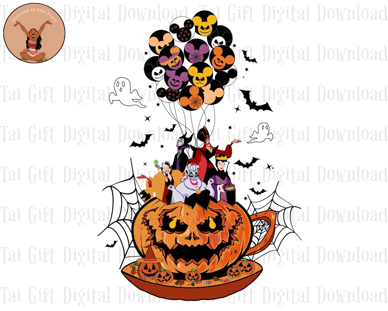 Vintage Villain Gang Svg, Villains Wicked Svg, Halloween Coffee ...