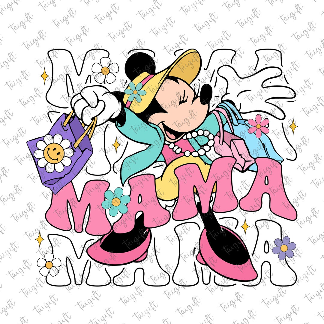 Mama Mouse Png, Mother's Day Png, Mouse and Friends Png, Retro ...