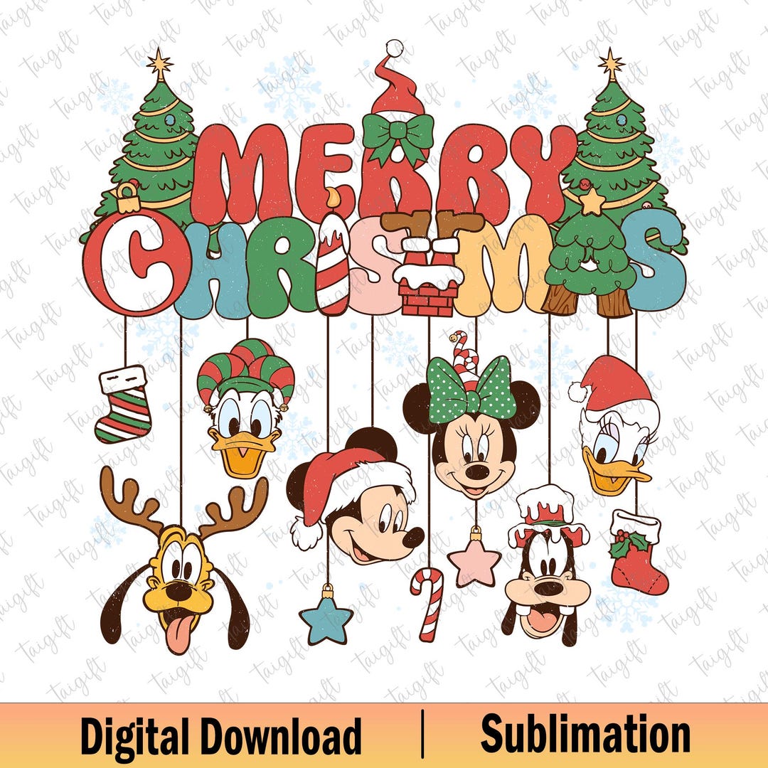Merry Christmas Png, Mouse and Friends, Christmas Png, Christmas Squad ...