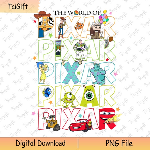 Pixar Svg Files - Etsy