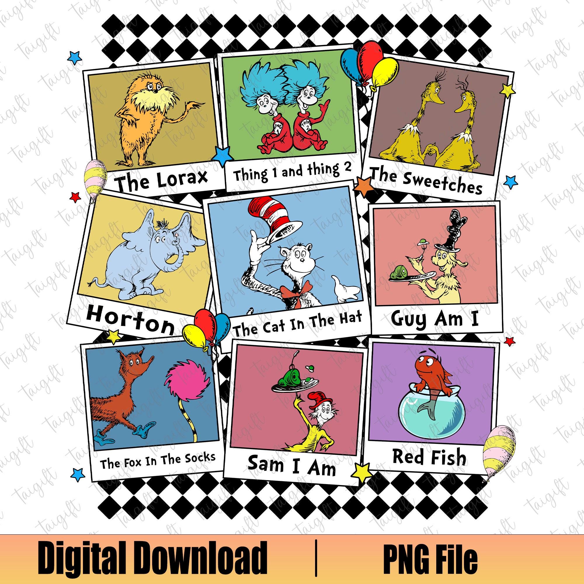 Dr.seuss Character Photo Png, Dr. Seuss Day Png, Reading Day Png, Cat ...