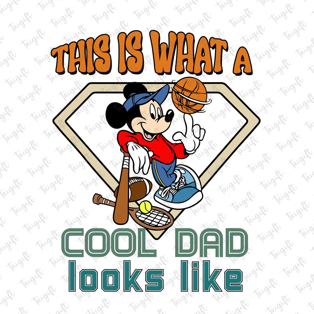 This is What a Cool Dad Looks Like Svg, Father's Day Svg, Sports Dad ...