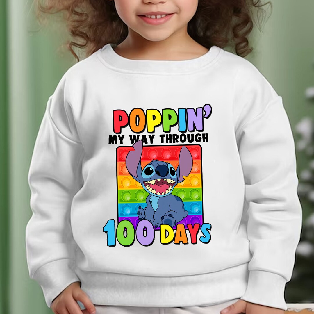 Poppin' My Way Through 100 Days Png, 100 Days of School Png, Back to ...