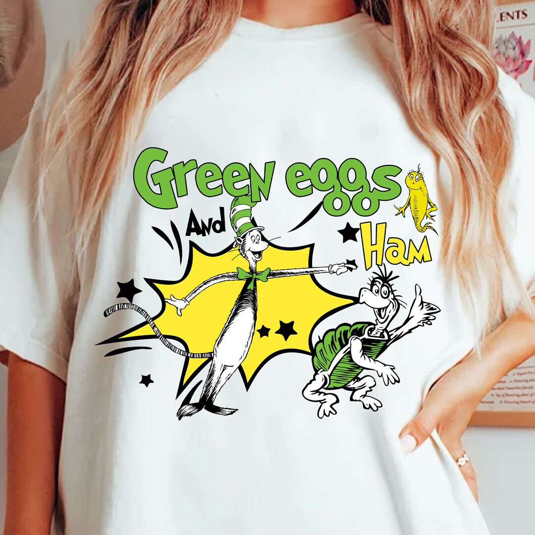 Sam I Am Green Eggs and Ham Png, Dr. Seuss Png, Cat in the Hat Png ...