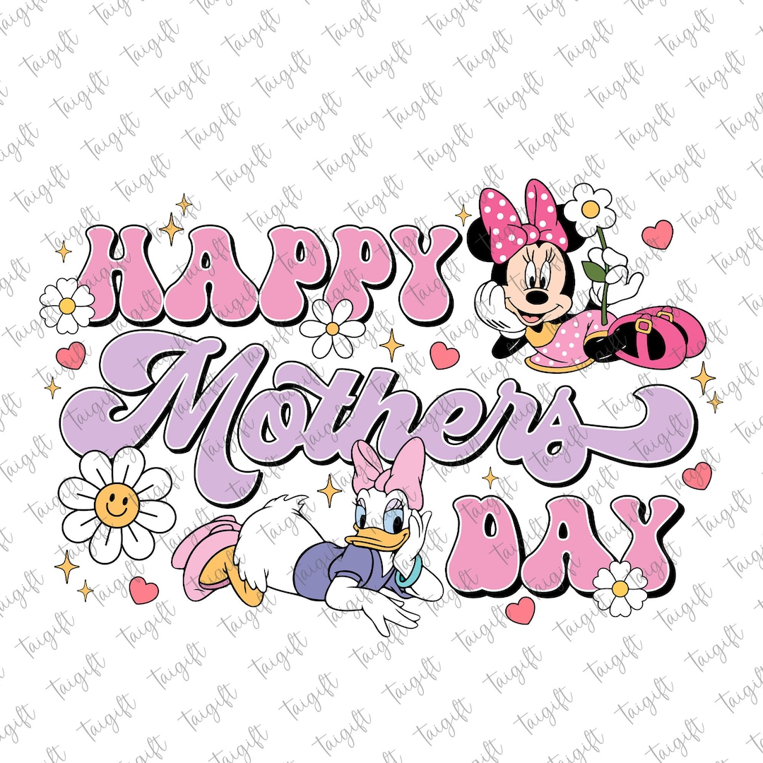 Happy Mother's Day Png, Mama Mouse Png, Retro Motherhood Png, Mama Mini ...