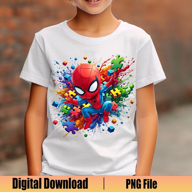Superhero Autism Cartoon Png, Spider Autism Png, Autism Kid Png, Autism ...