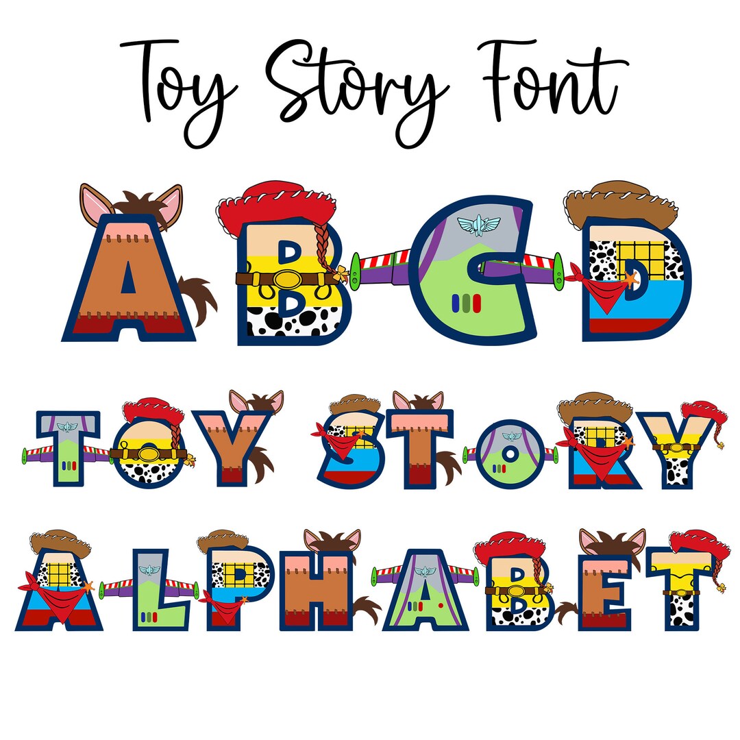 Toys Alphabet Letter Png, Toy Font Doodle Letter Story Letters Png ...
