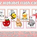 My ABC Educational Flash Cards, A-Z Flash Cards, Alphabet Picture Cards ...