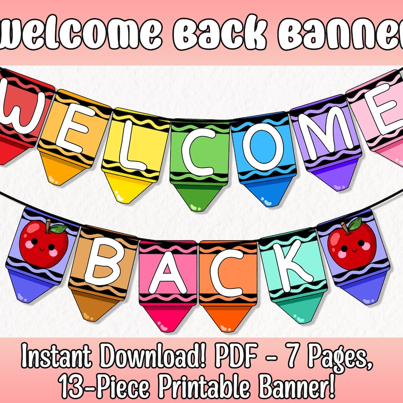 Back to School Banner - Etsy