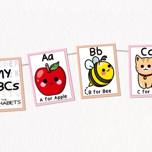 My ABC Educational Flash Cards, A-Z Flash Cards, Alphabet Picture Cards ...