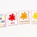 My Colors Educational Flash Cards, Color Picture Cards, Cute Learning ...