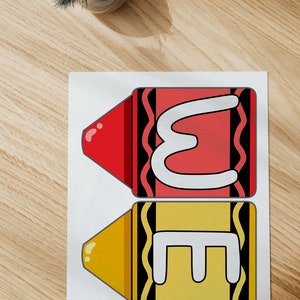 Printable Welcome Back Banner, Crayon Theme, Colorful, Back to School ...