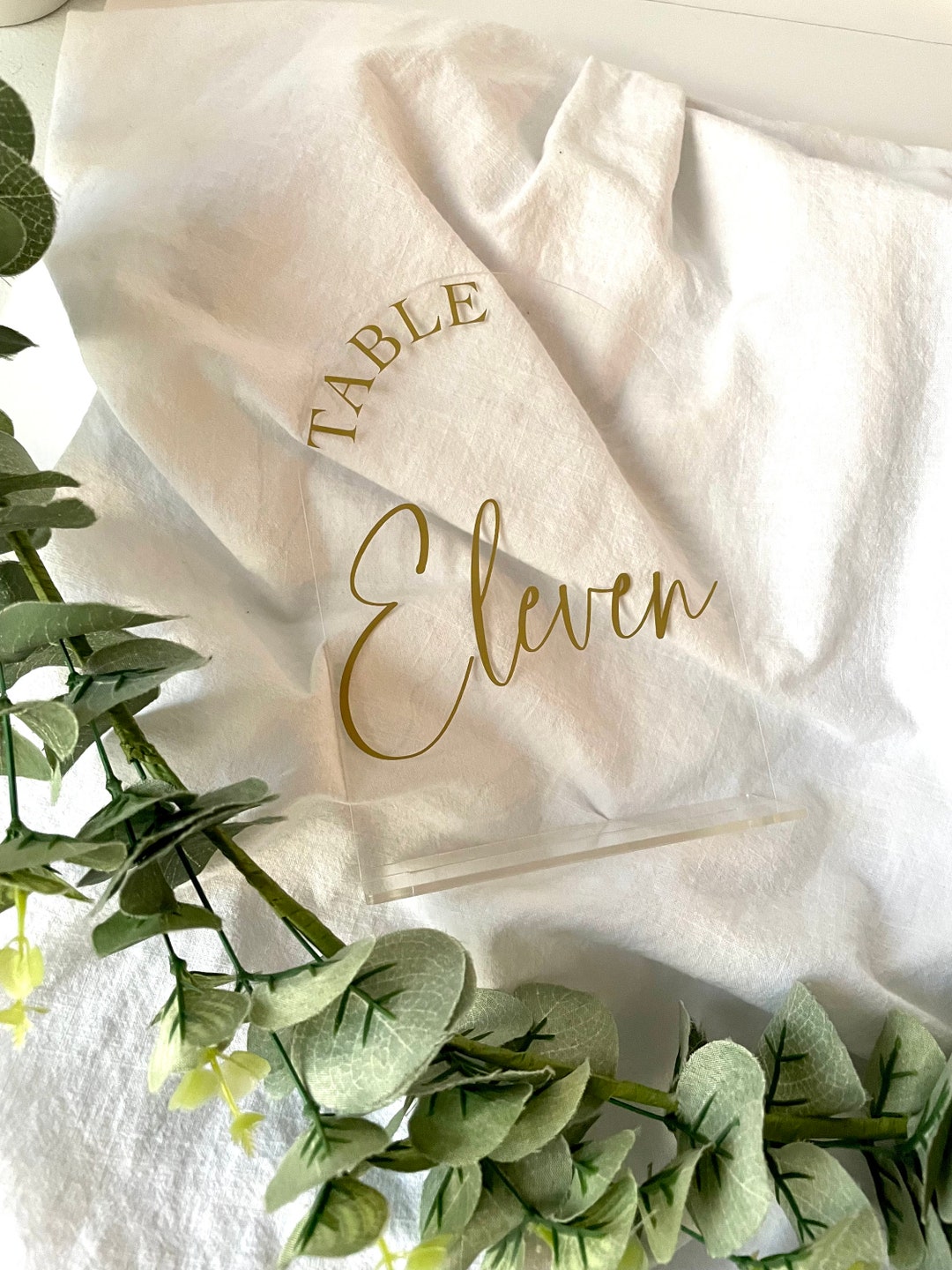 Acrylic Table Numbers Wedding Table Numbers Calligraphy Table Numbers ...