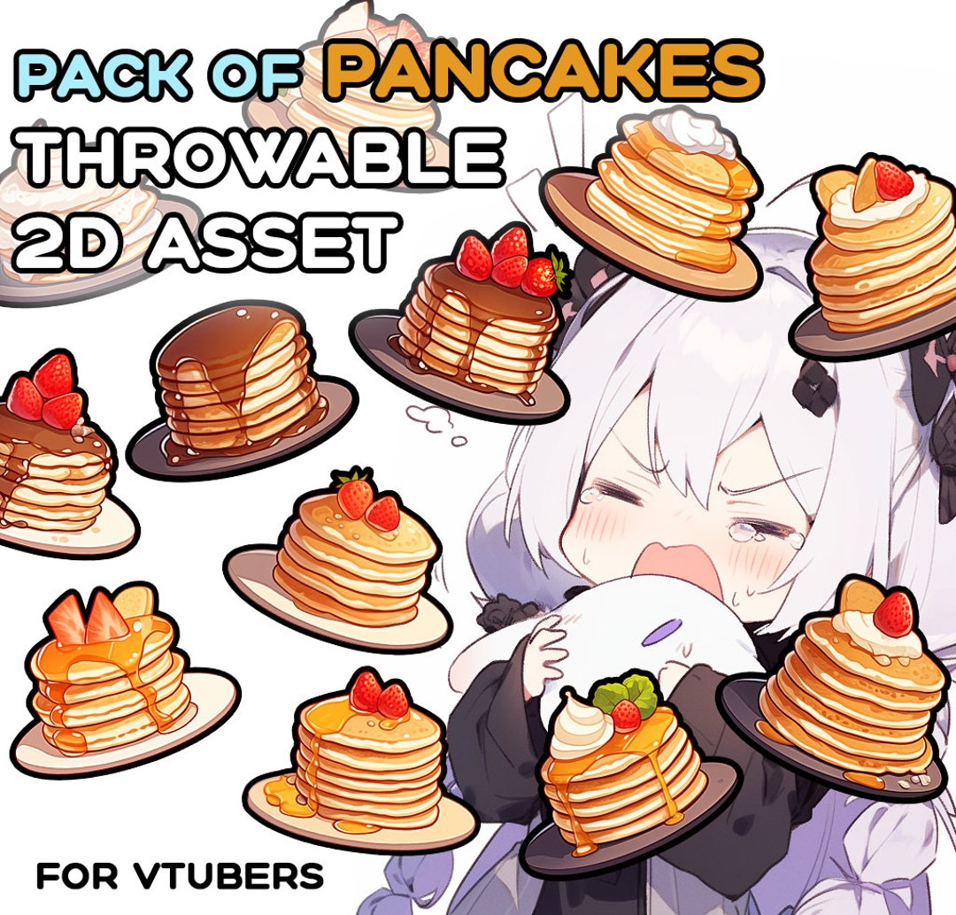 Pack of Pancake Throwable Asset - 12 Pcs | Transparent | Butter Week ...