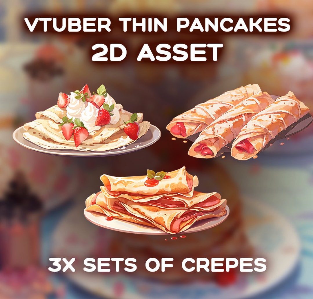 Crepes, Slavic Pancake Asset Vtuber, Butter Week, Crepe Week ...
